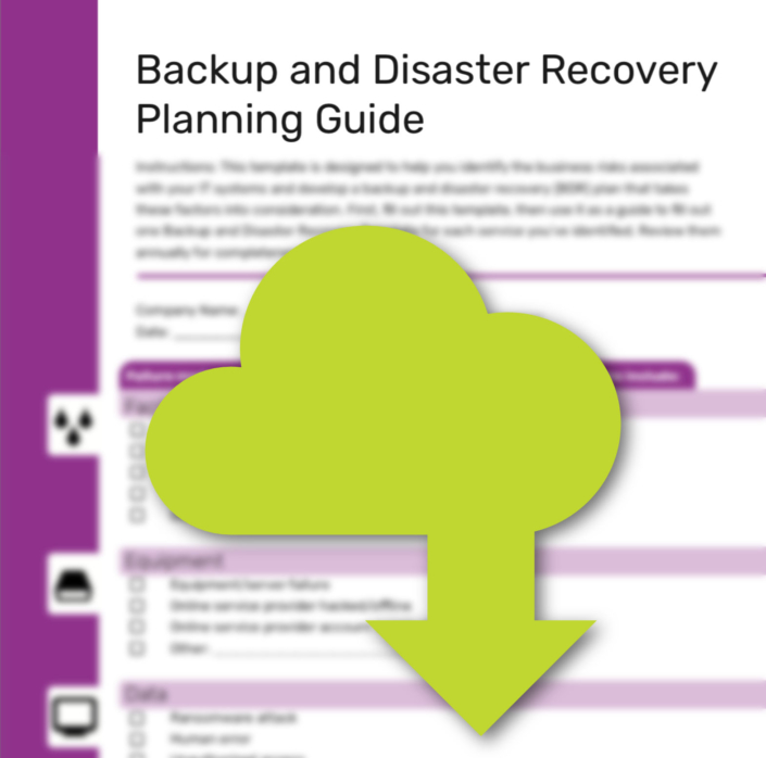 A simple disaster recovery and backup example plan for small businesses ...